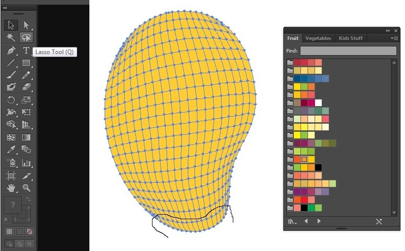 Illustration Doodle: Mesh Tool Illustrator