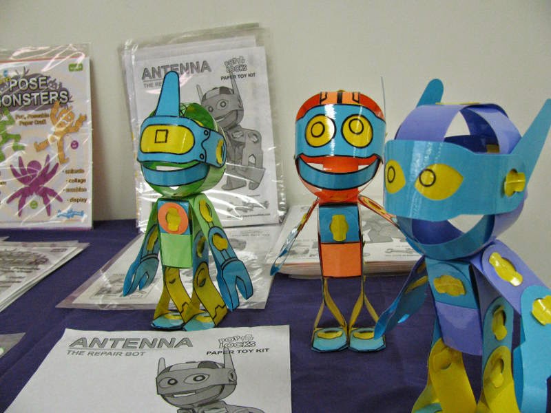 Paper Poseables: Scrap Exchange Grand Re-Opening