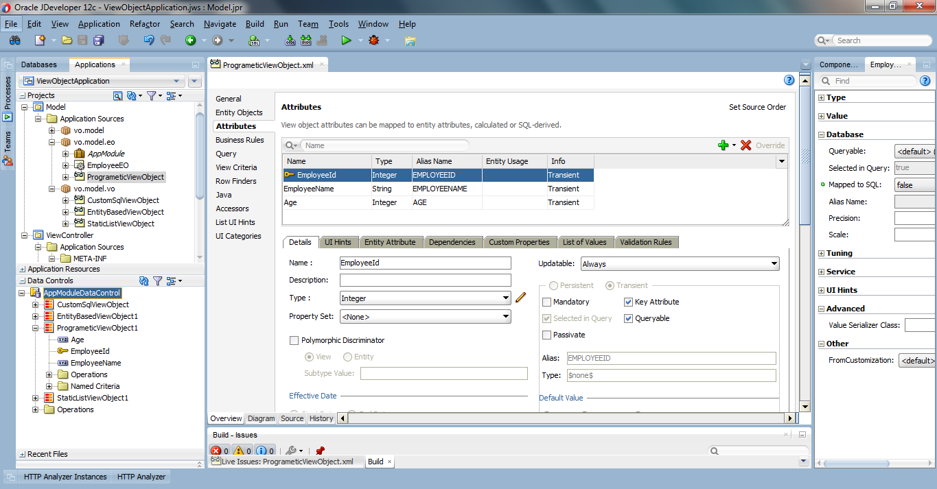 How to create a Programmatic View Object? ~ Oracle ADF 12c (Application Development Framework ...