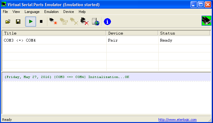 Vspe Virtual Serial Ports Emulator - crimsoninfo
