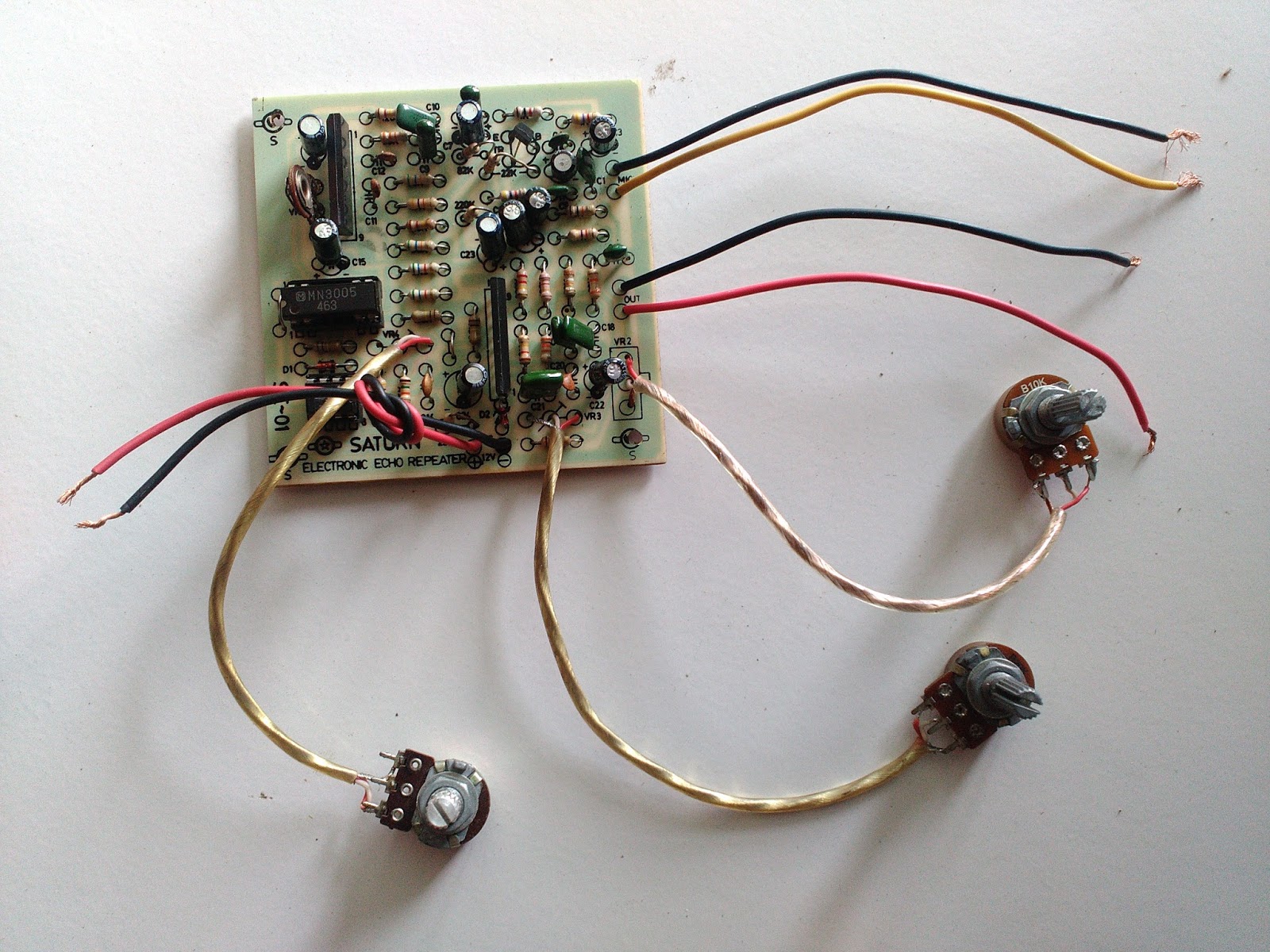 kit echo repeater dengan ic MN3008 dan MN3005