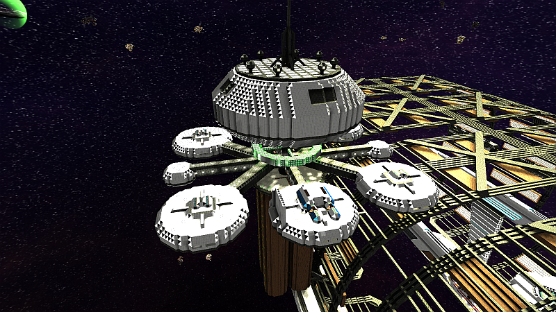 StarMade Shipwright: Star Trek: Federation Orbital Shipyard