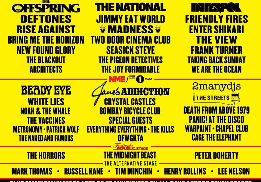 Festival news: Reading/Leeds 2011 line-up announced