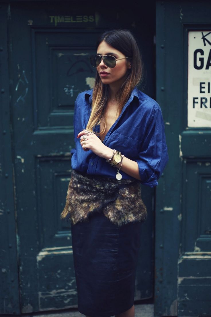 Parisienne: ALL-BLUE LOOK