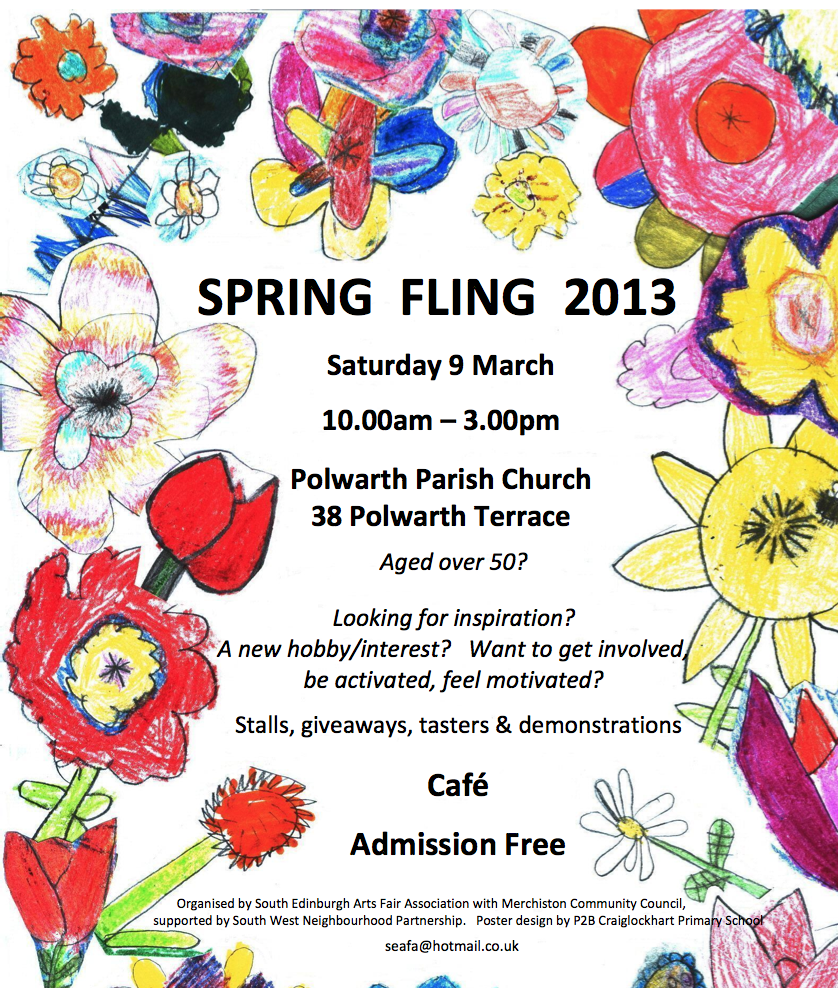 Marchmont and Sciennes Community Council: Spring Fling for over 50s on ...