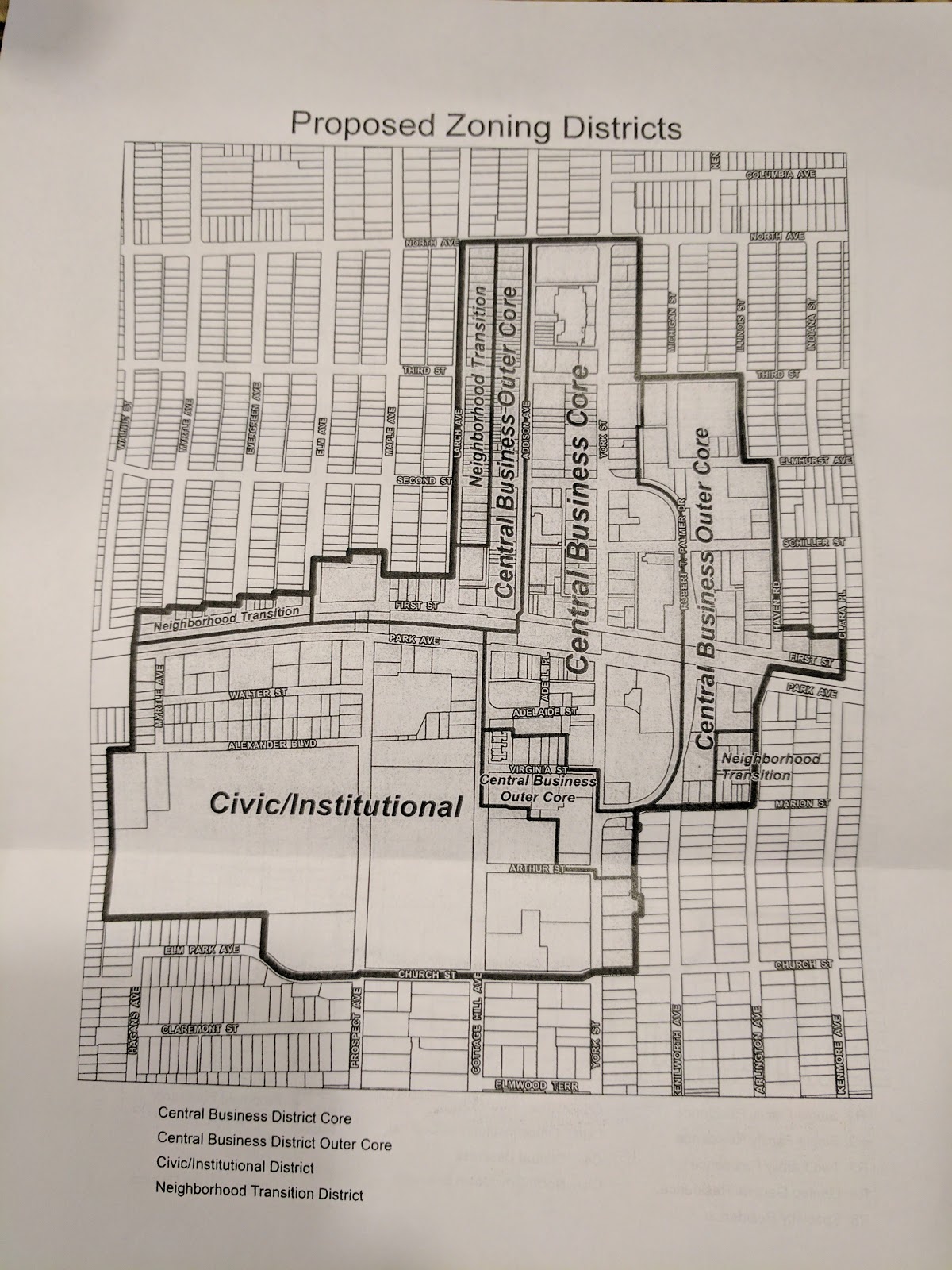 Elmhurst Downtown Plan Proposal