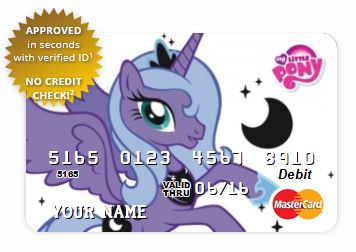 Equestria Daily - MLP Stuff!: Spend Your Money with PONIES, Pony Debit ...