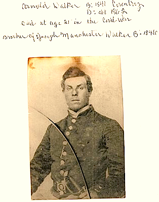 Filiopietism Prism: Military Monday -- Arnold A. Walker (1841 - 1863)