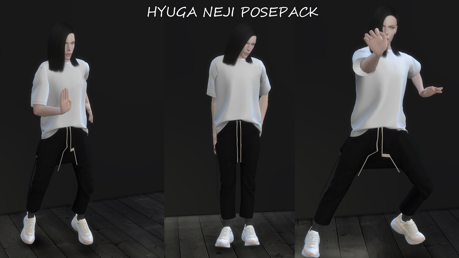 NEJI HYUGA OUTFIT + POSES