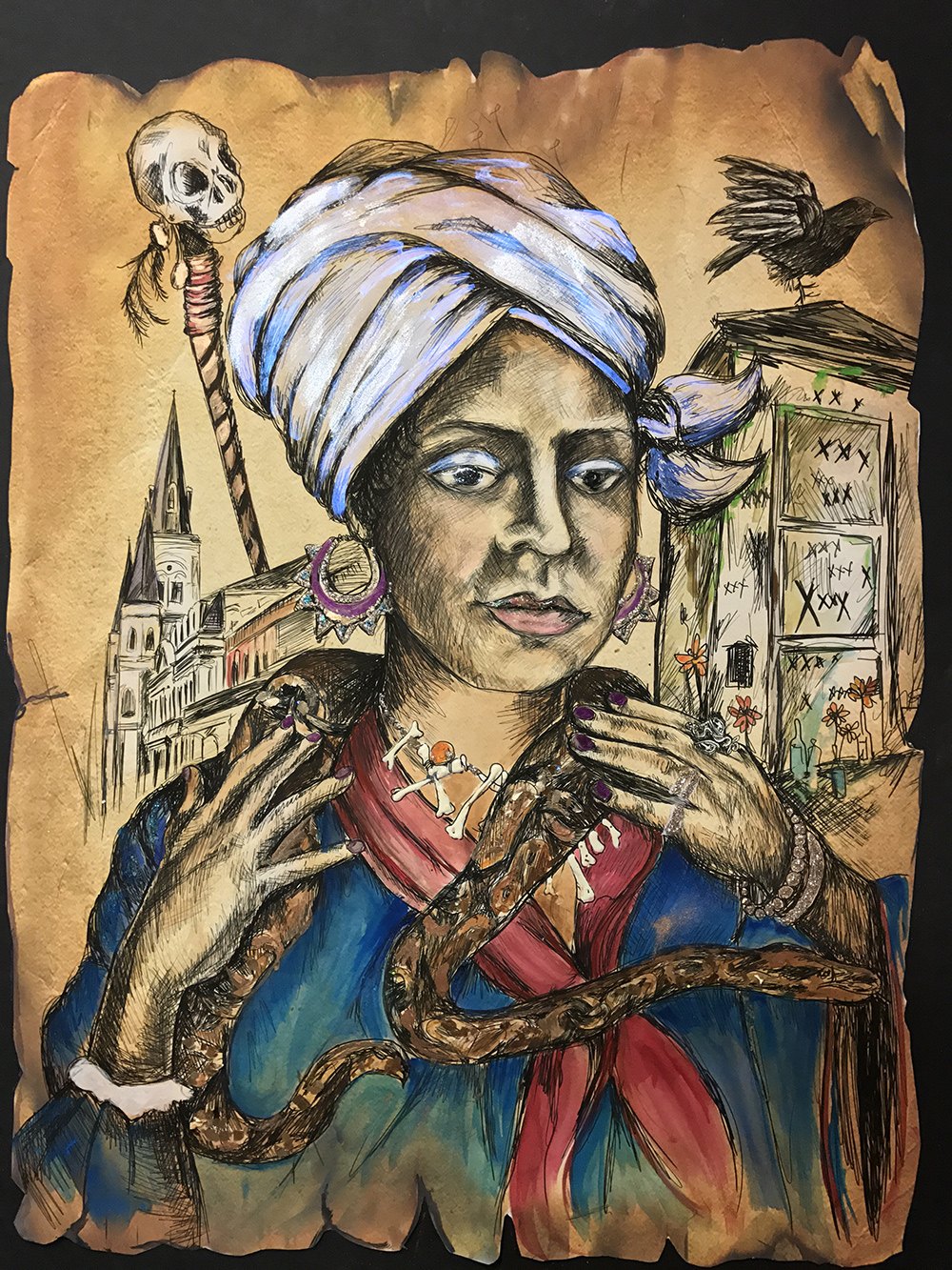 La furcia cadáver.: Marie Laveau: La reina del vudú