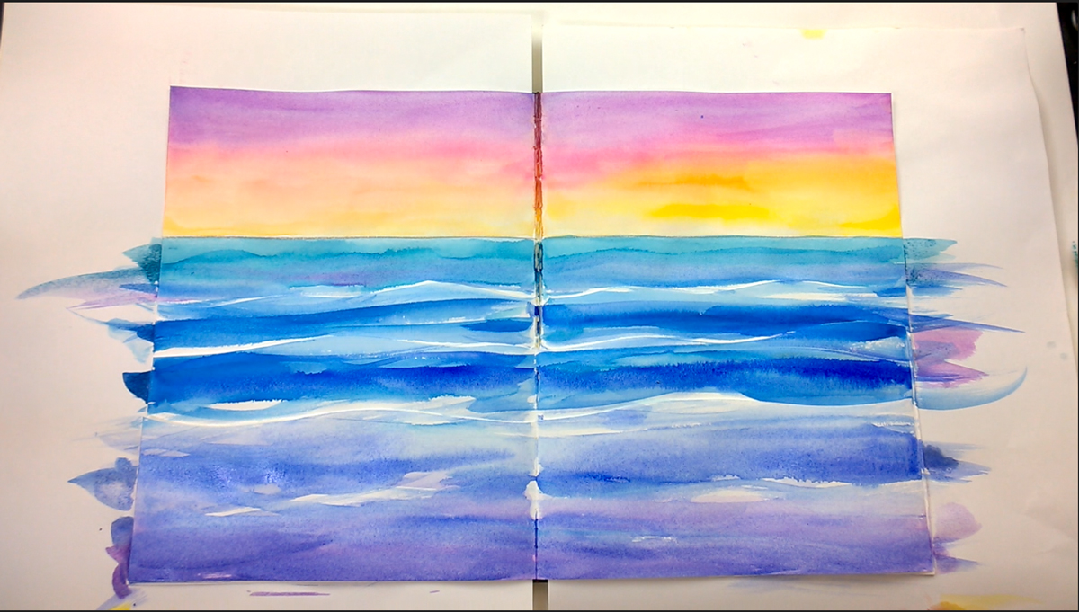 StencilGirl Talk: Mermaid Watercolor & Mixed Media with Gina Lee Kim