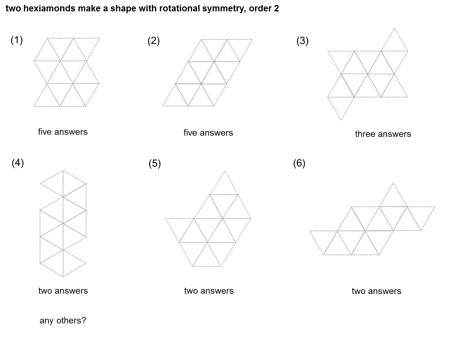 MEDIAN Don Steward mathematics teaching: polyiamonds and rotational ...