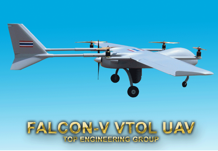 DEFENSE STUDIES: Top Engineering Group Unveils Falcon-V Fixed Wing VTOL UAS