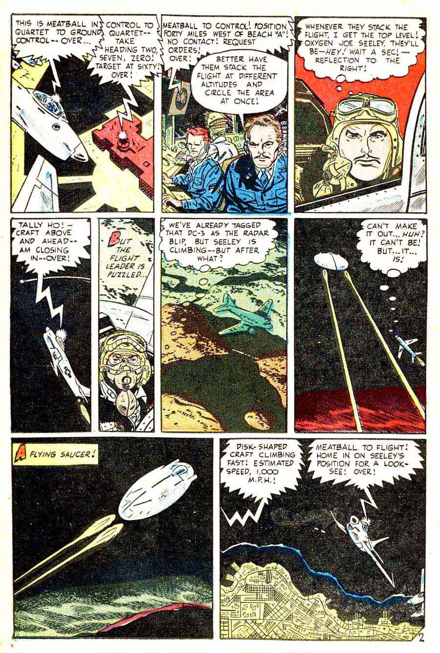 Jet Fighters #7 - Alex Toth art - Pencil Ink