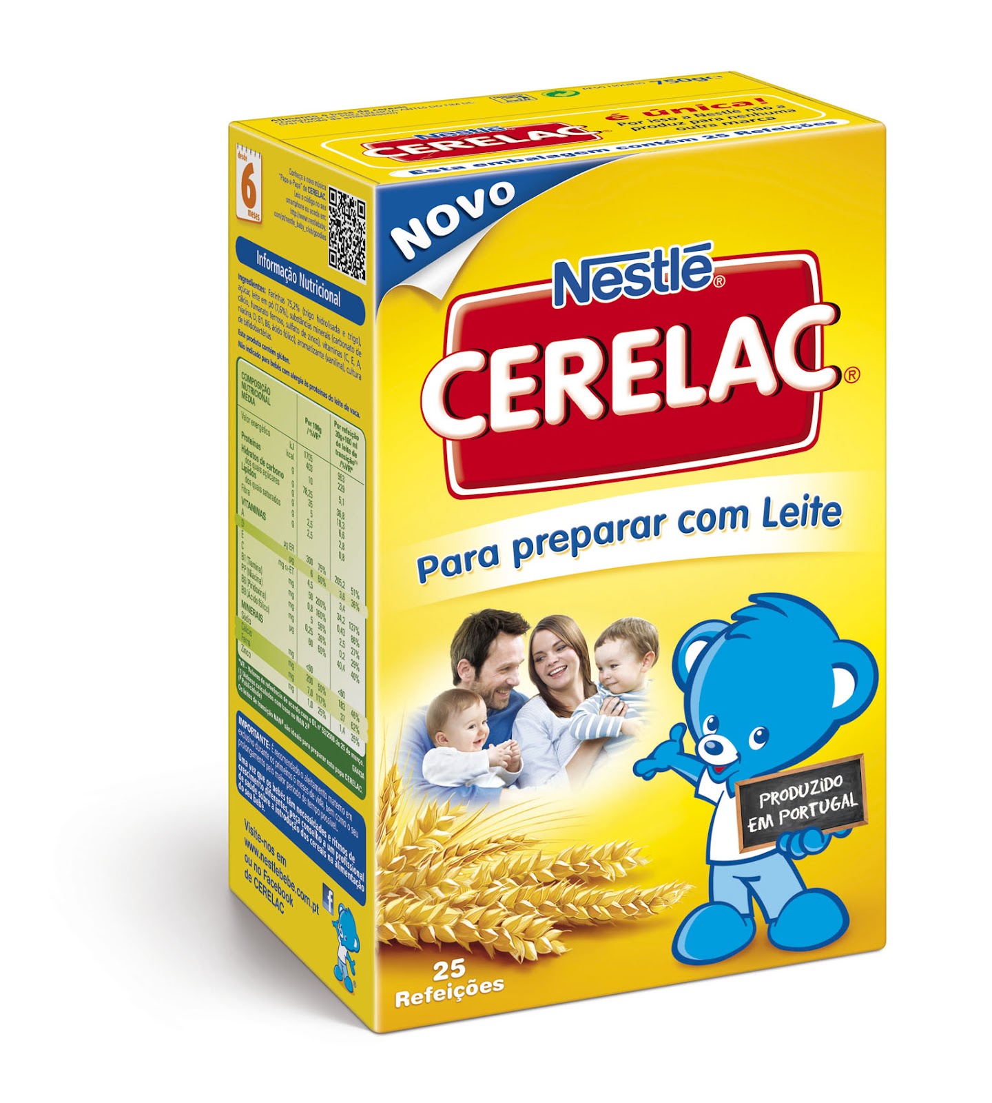 Beleza e Alimentação: CERELAC Para preparar com Leite