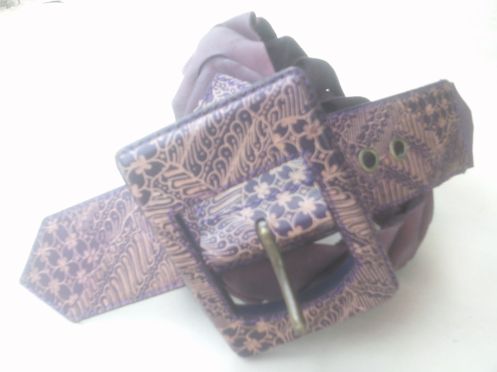 Belt/Sabuk Motif Batik ~ Egen Batik Kulit | Sepatu Batik Kulit | Belt Kulit