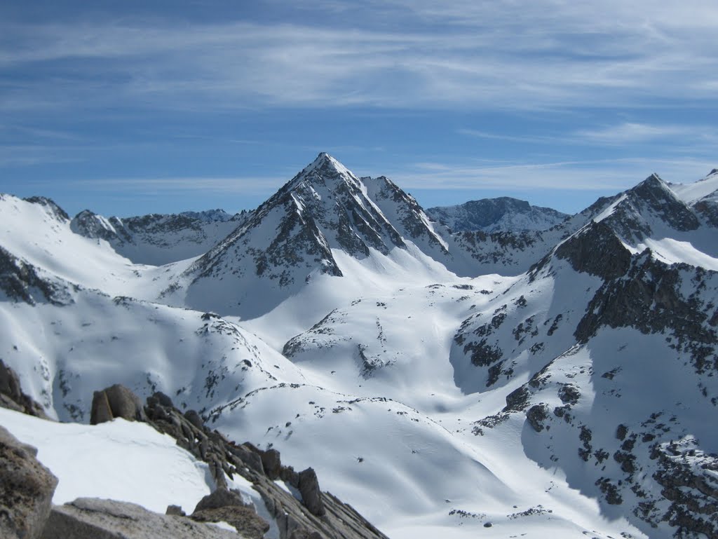 excess vertical: Mt Johnson, South Lake Area