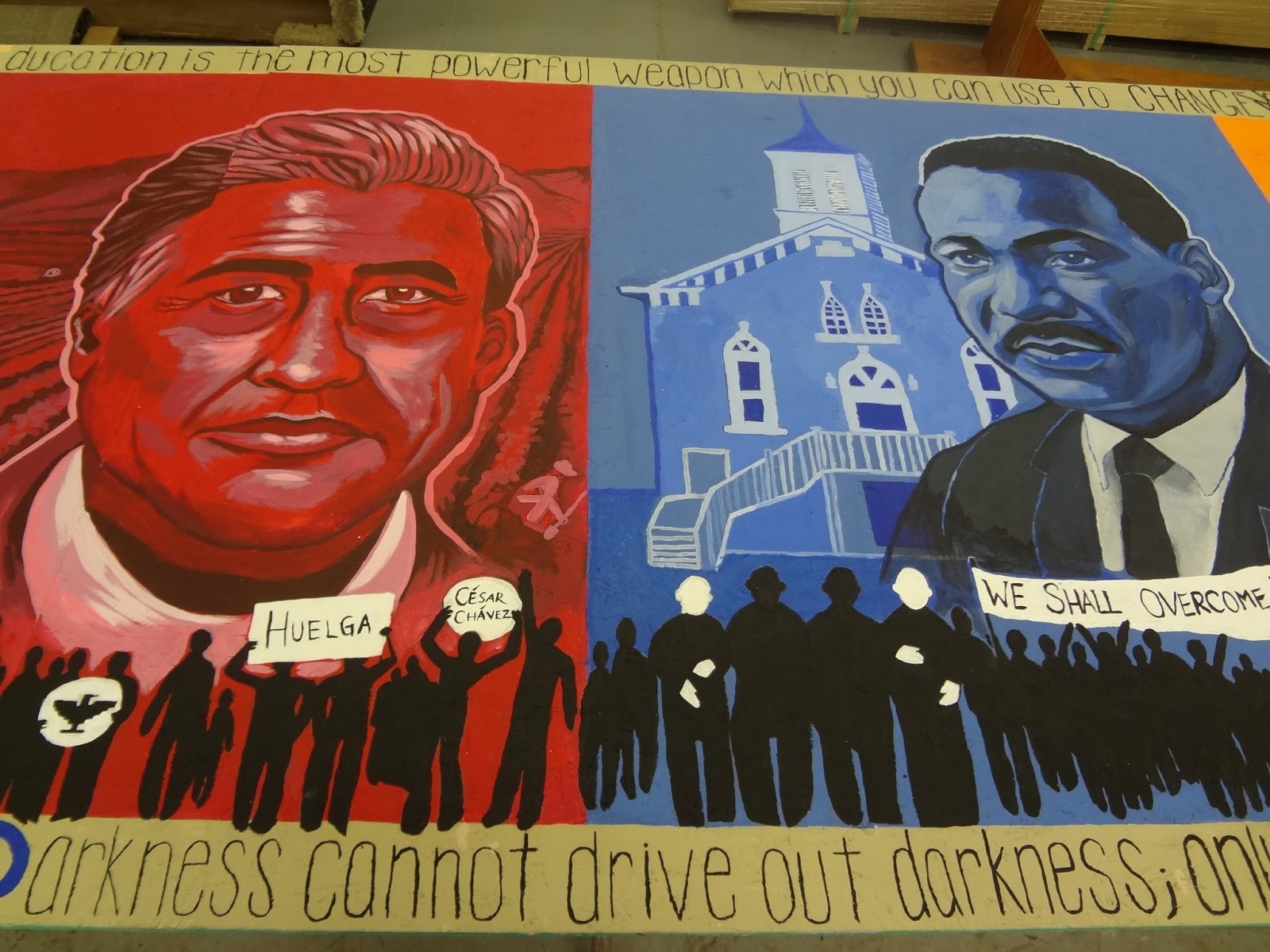 The Talking Walls: JCHS Civil Rights Mural - FINISHED!