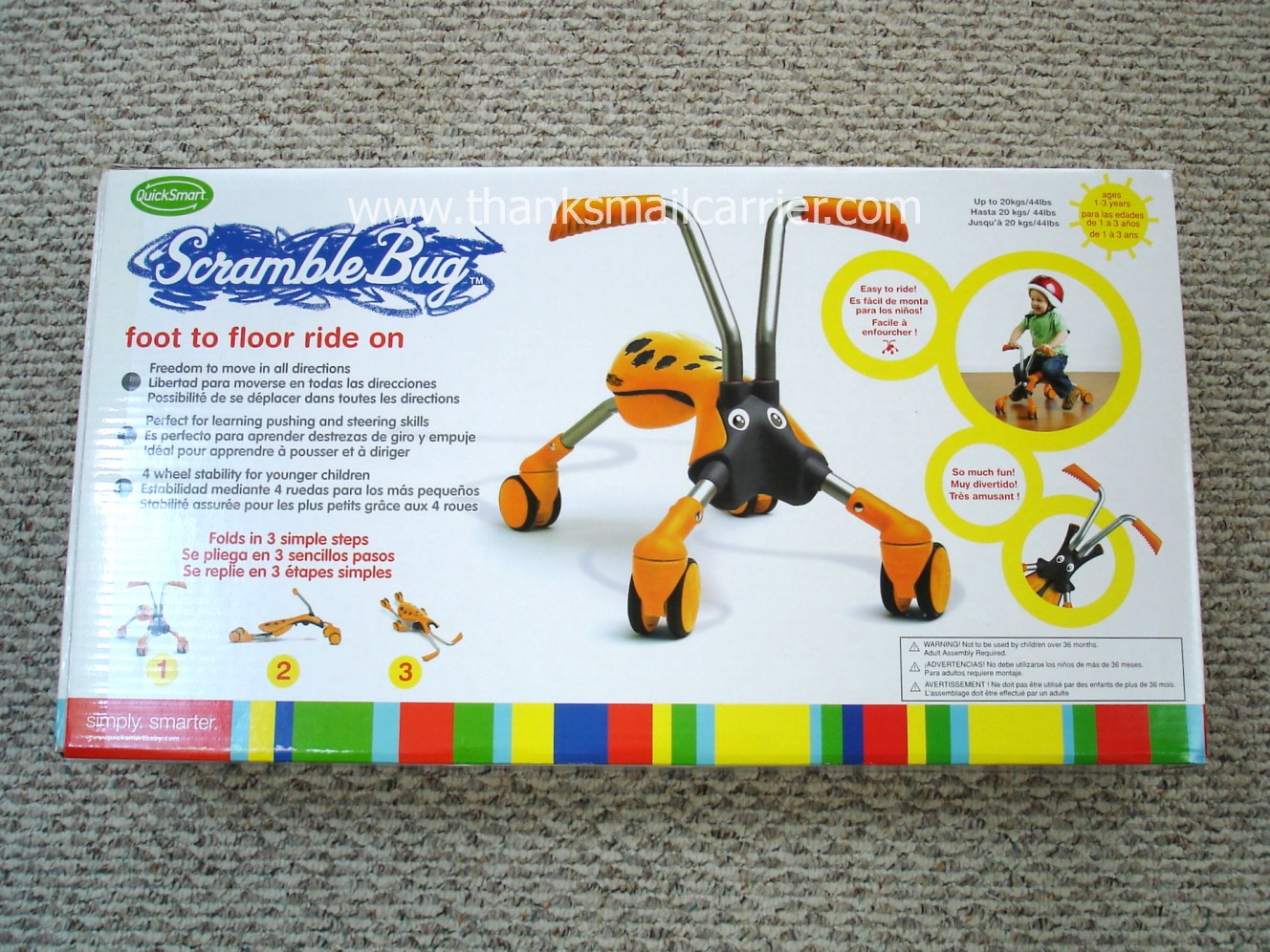 Thanks, Mail Carrier | QuickSmart Scuttle Bug & Scramble Bug {Review ...