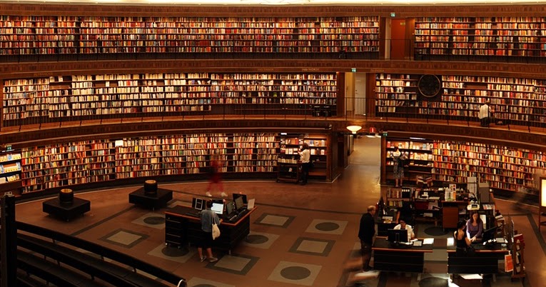 Fotub: The Great Library Attracting University Books Students Amazing View!