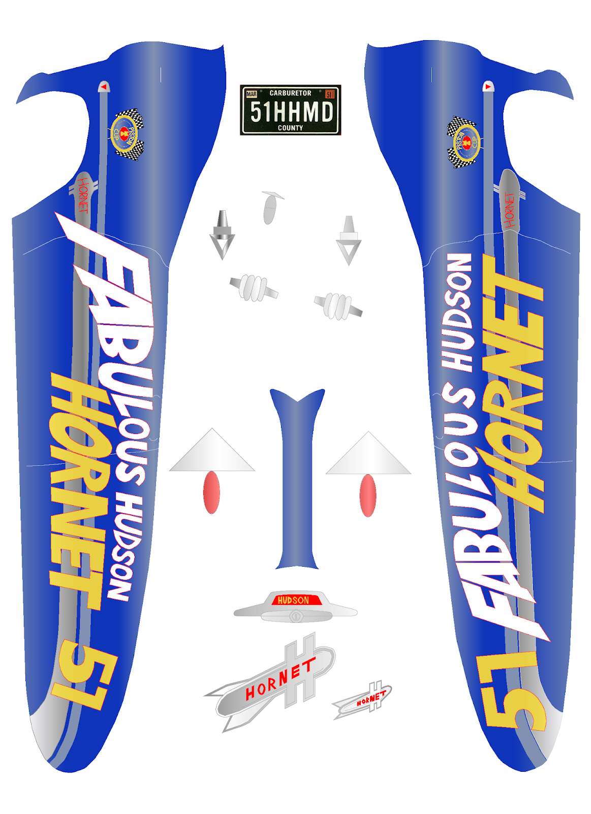 papermodelmatersexclusive's: the trubule of doc hudson and his fabulous ...