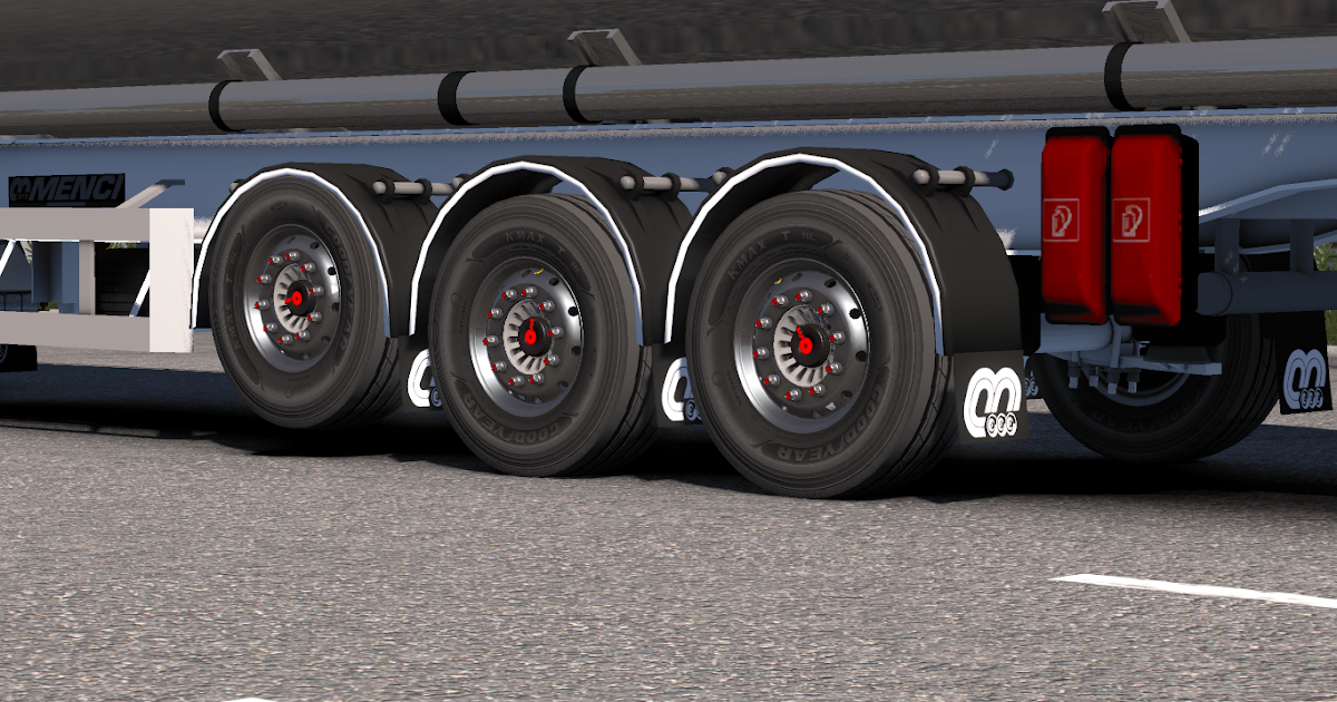 Abasstreppas Wheel pack for ownership trailers 1.0 - Euro Truck ...
