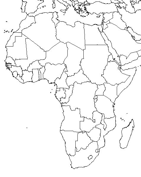 LAMINAS PARA COLOREAR - COLORING PAGES: Mapa y bandera de Congo para ...