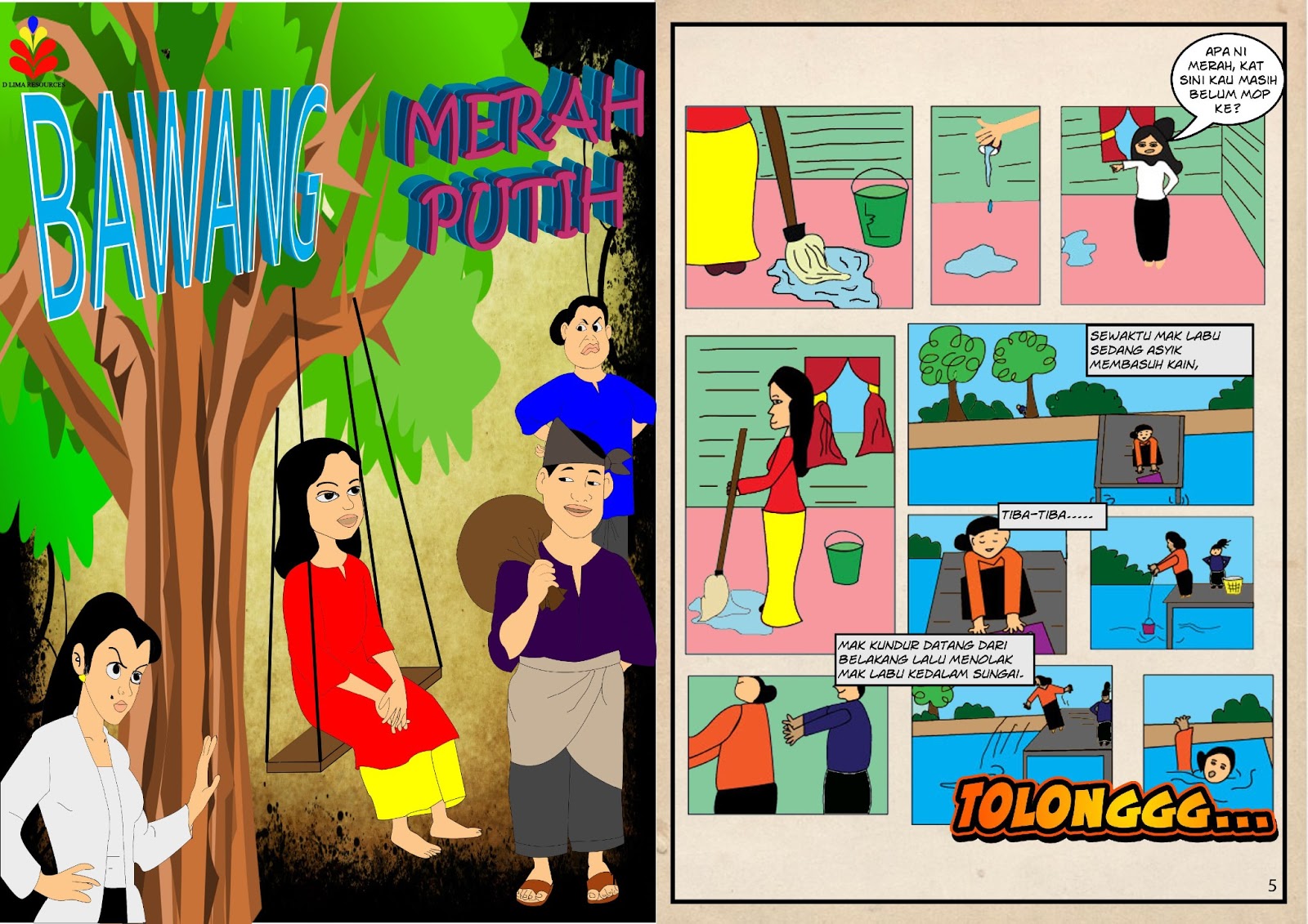 Bawang Putih Bawang Merah: Komik Bawang Merah Bawang Putih