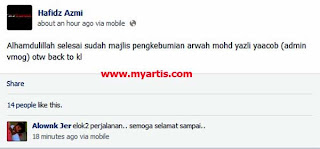 MYARTIS.COM | MYARTIS | MY | ARTIS: UPDATE - BEKAS SUAMI WAN NUR AZLIN ...