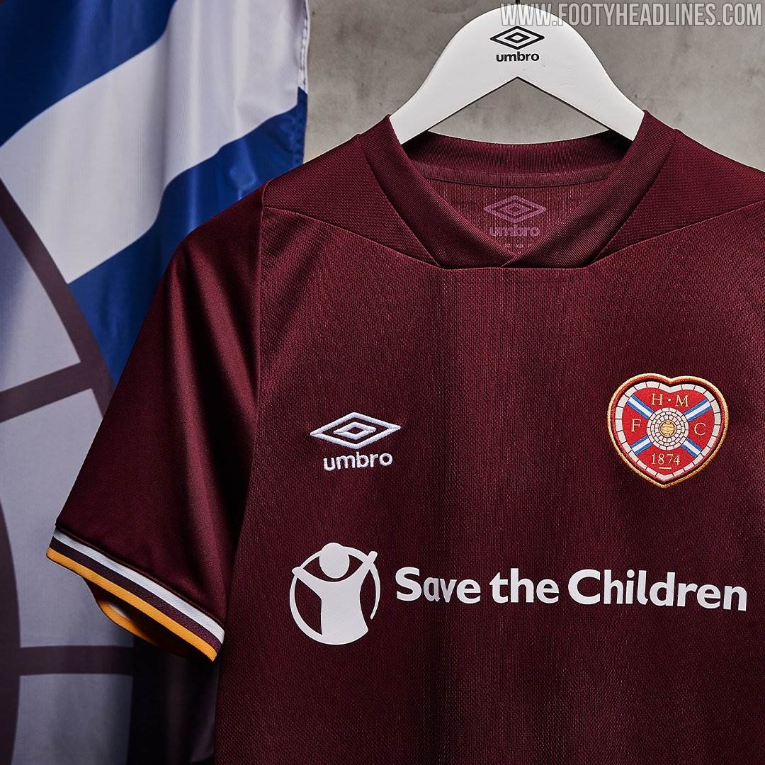 Hearts 20-21 Home Kit Released - Footy Headlines