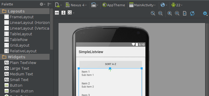 Sorting Array pada ListView