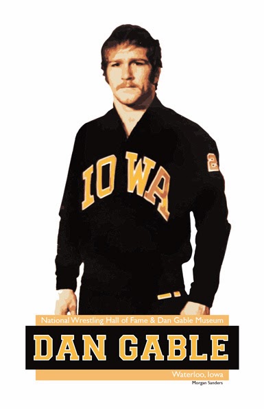 The Poetry of Sight: Dan Gable Poster | Morgan Sanders