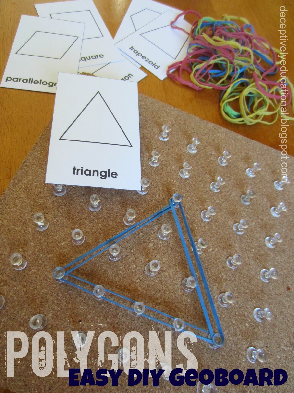 Relentlessly Fun, Deceptively Educational: Easy DIY Geoboard (and a ...