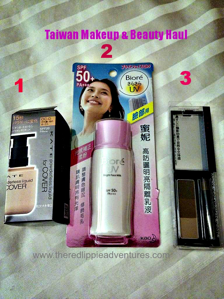 Taiwan Makeup & Beauty Haul - THE RED LIPPIE ADVENTURES