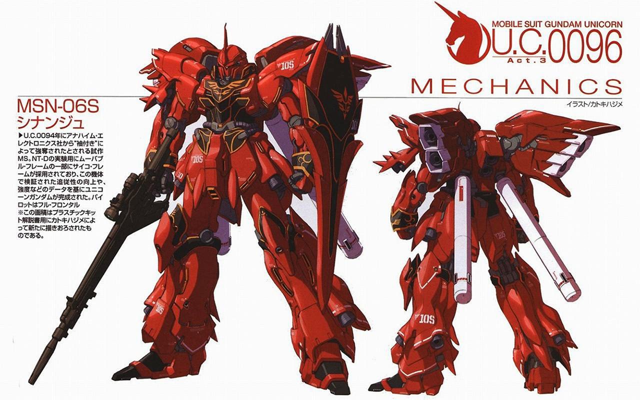 Gundam: MSN-06S Sinanju