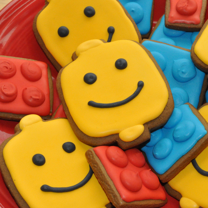 Scrambled Henfruit: Lego Cookies for a Special Birthday!