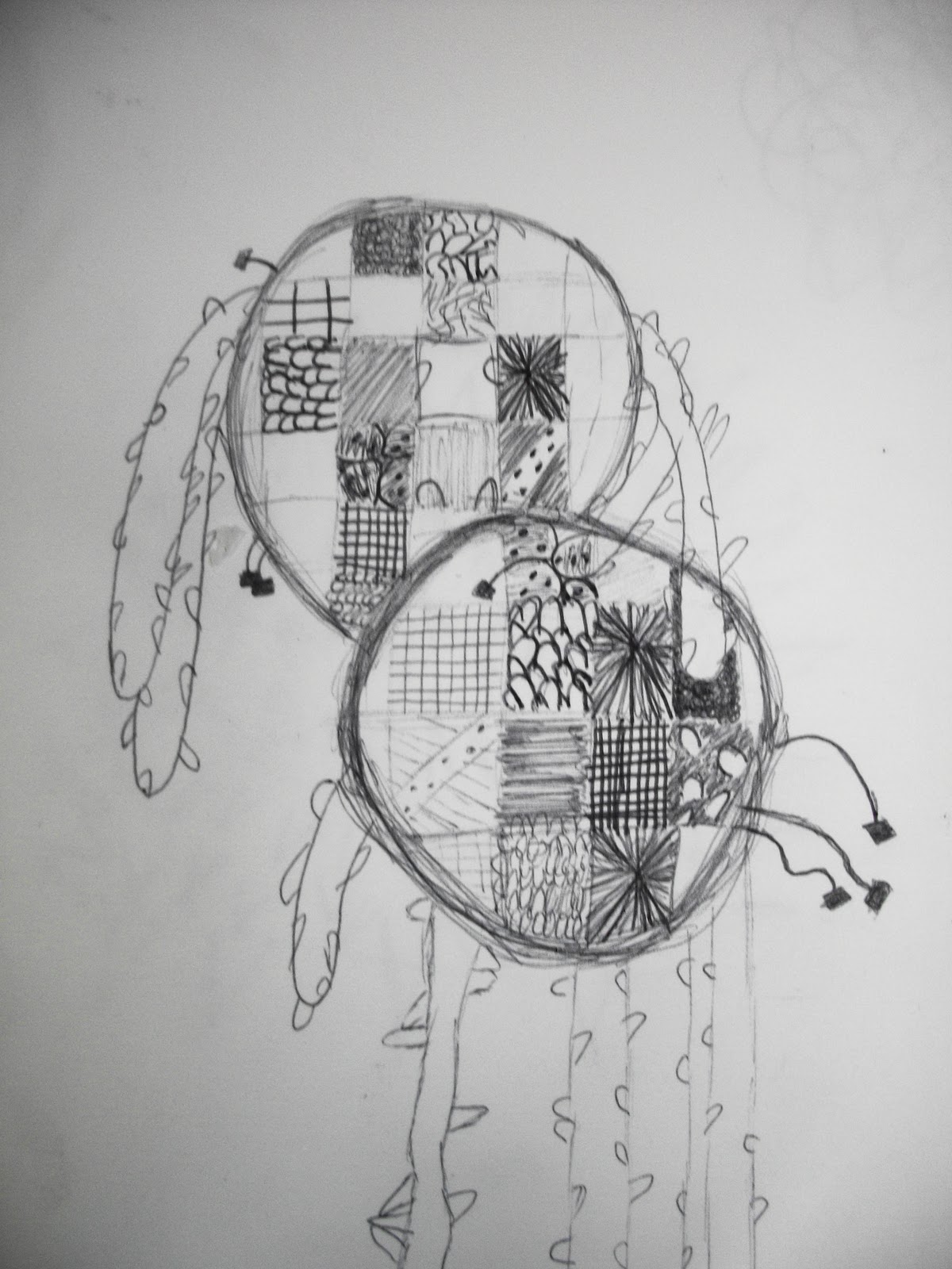 De La Salle Residency: Year 10 observational and continual line drawings.