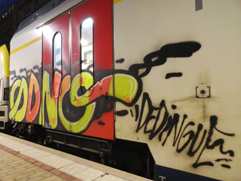 DDNG DEDINGUE Art on Train