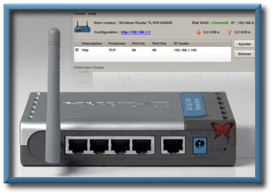 Papillon-butineur: UPnP Router Control