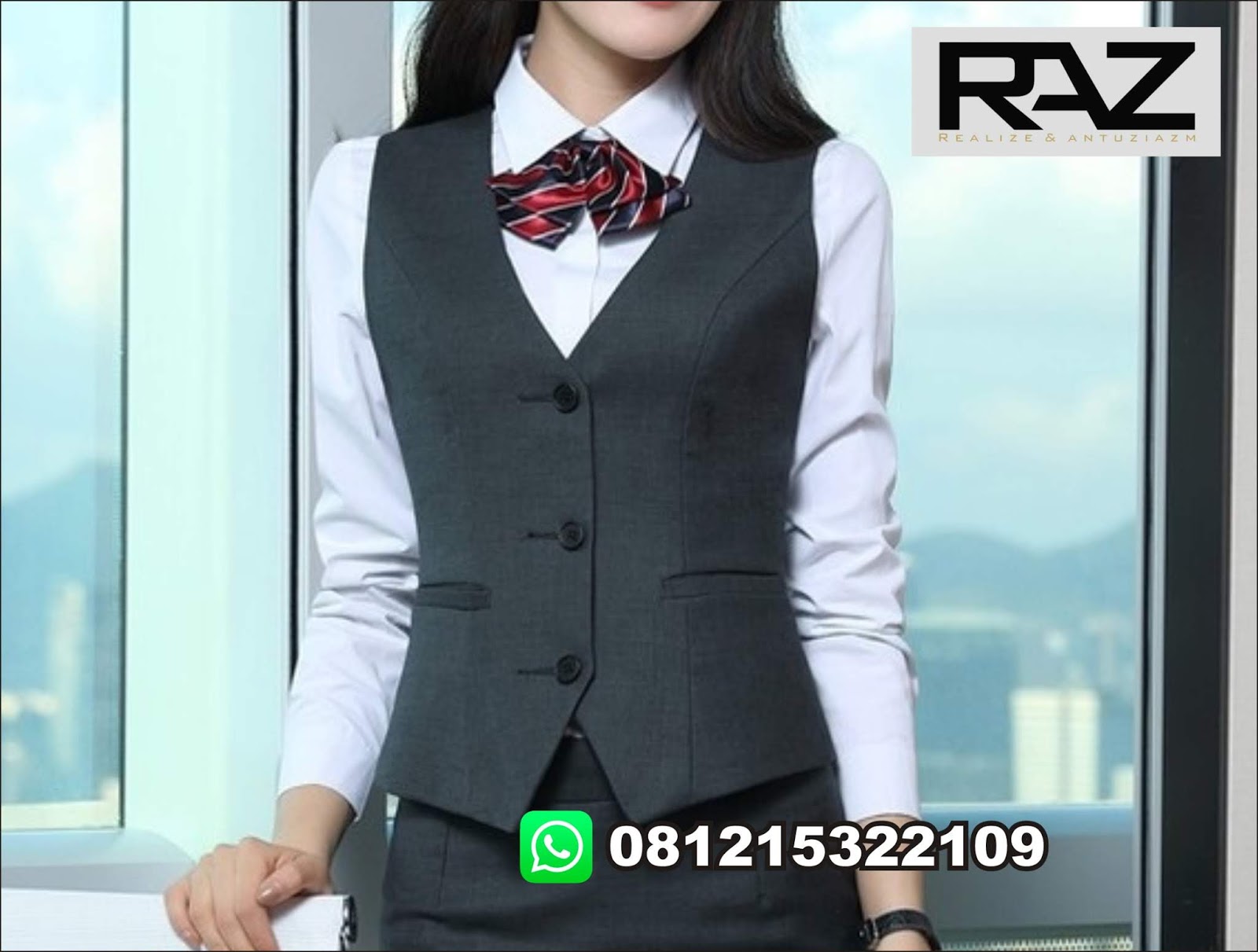 Pembuatan-seragam-hotel-dan-cafe-backoffice-staff-vest ~ Produksi ...