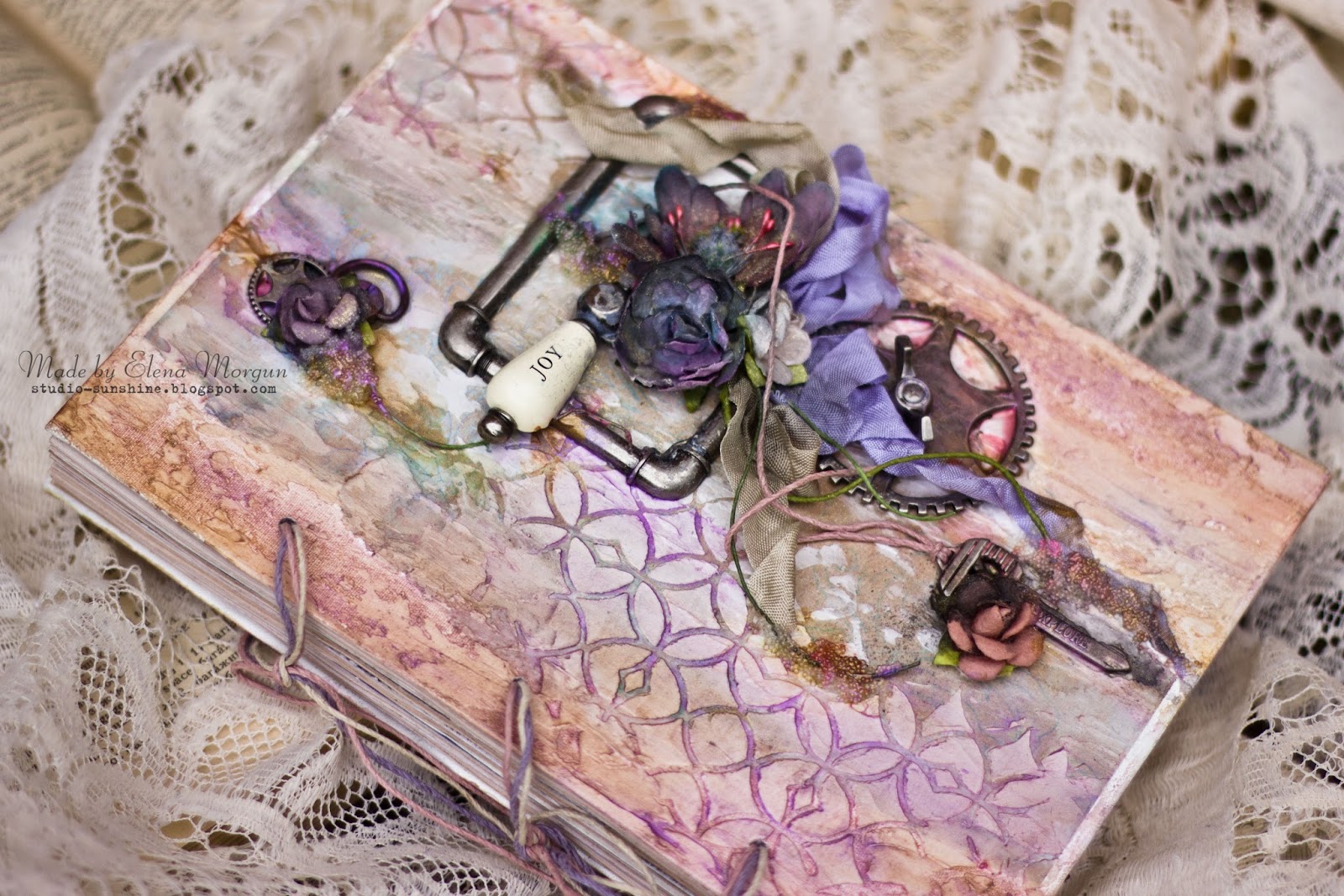 Elena Morgun: Mixed-media notebook/Микс-медийный блокнот с разделителями