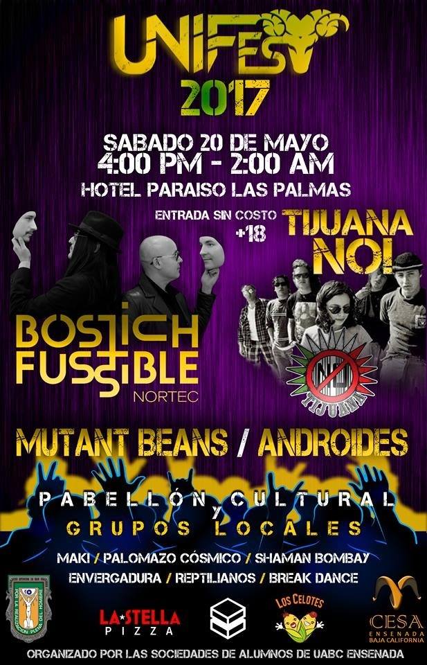 Museo del Flyer Underground en Ensenada: Unifest 2017. Ensenada - 20 de ...