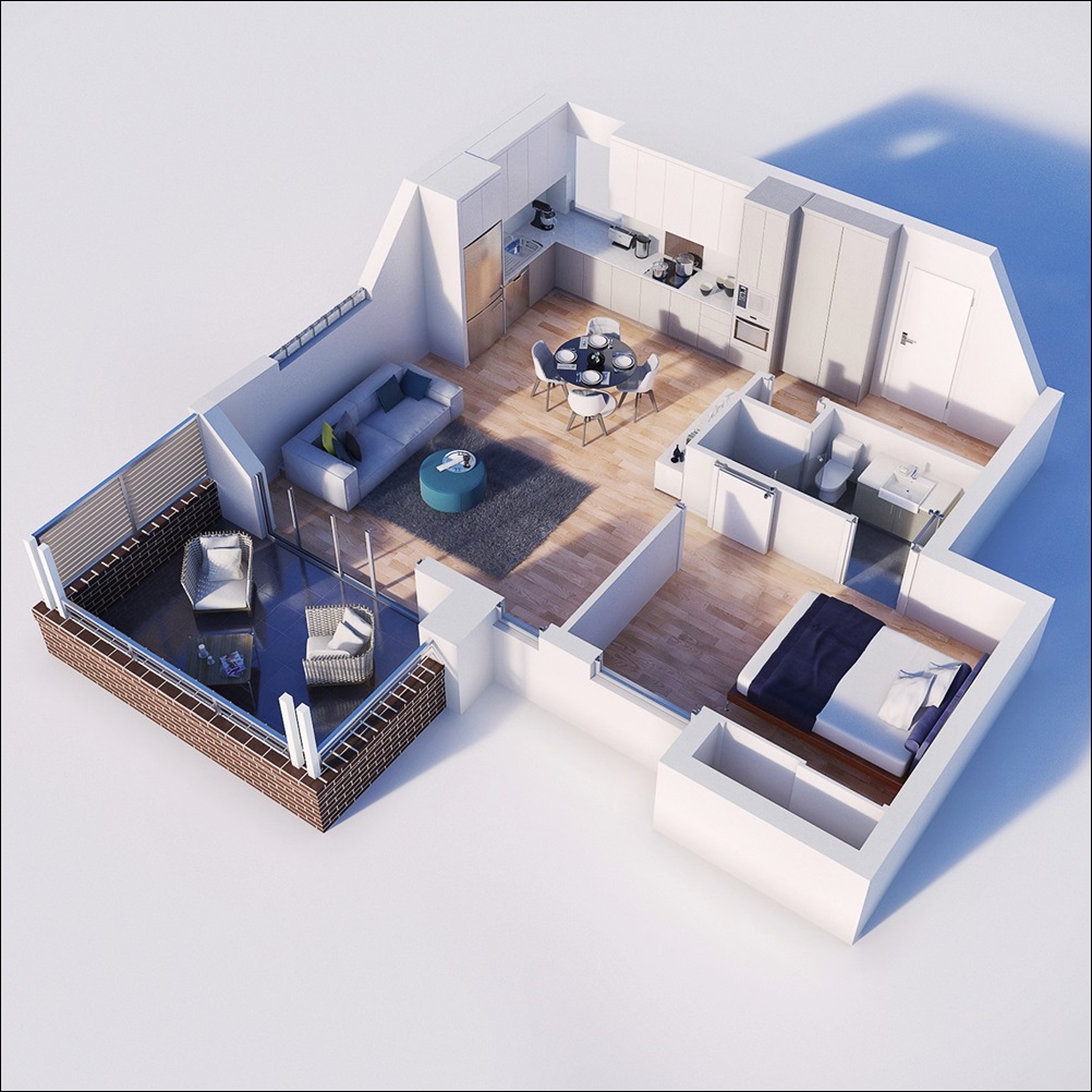 30 Plantas de Casas Modernas em 3D - Modelos, Projetos!