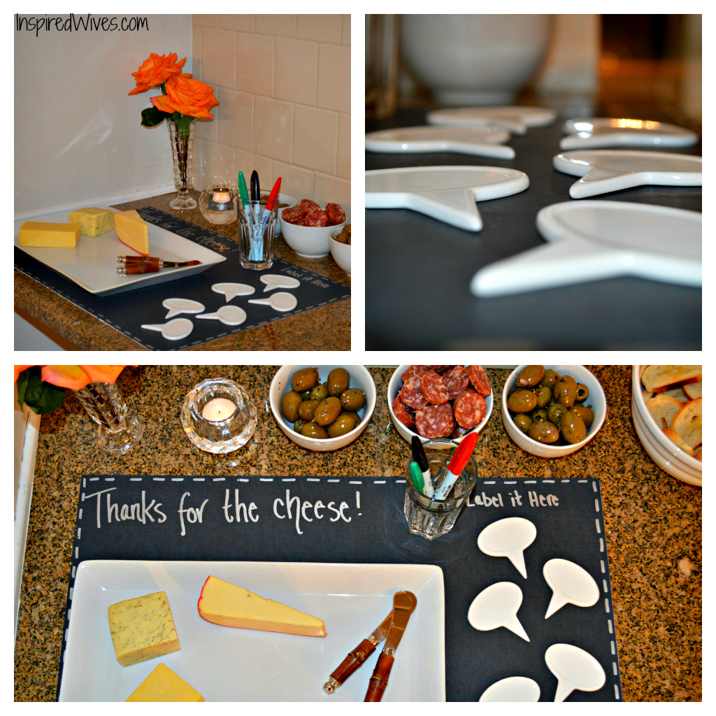 Inspired I Dos: Cheese and Chalkboard Themed Party