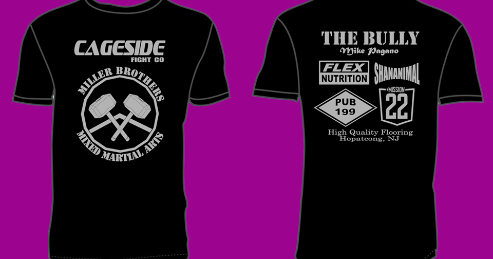 Cageside MMA Blog: Cageside & Toro BJJ Fighter Shirt Program