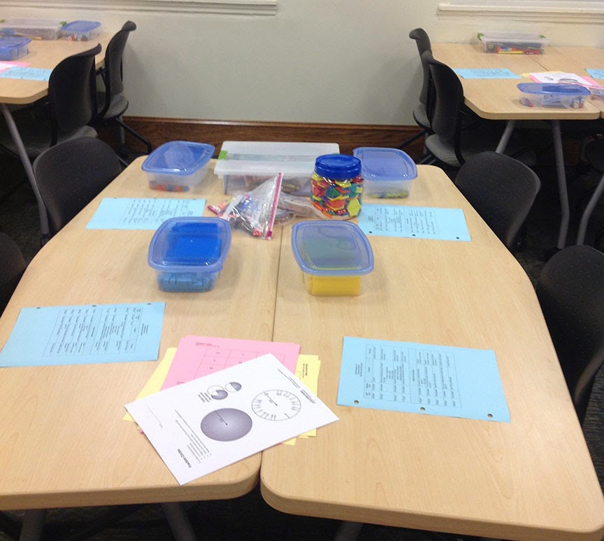 Bookish Ways in Math and Science: My Classroom - Organizing Math