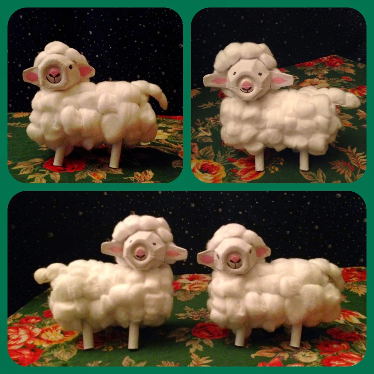 Bricolage Forest: Cotton Ball Sheep