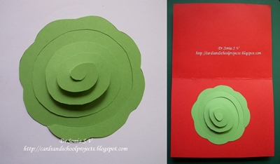 Cards ,Crafts ,Kids Projects: Spiral Pop Up card Tutorial and Tips