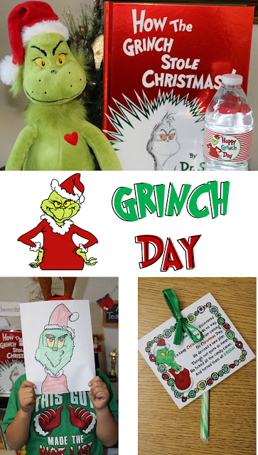 Grinch Day - Smiling and Shining in Second Grade