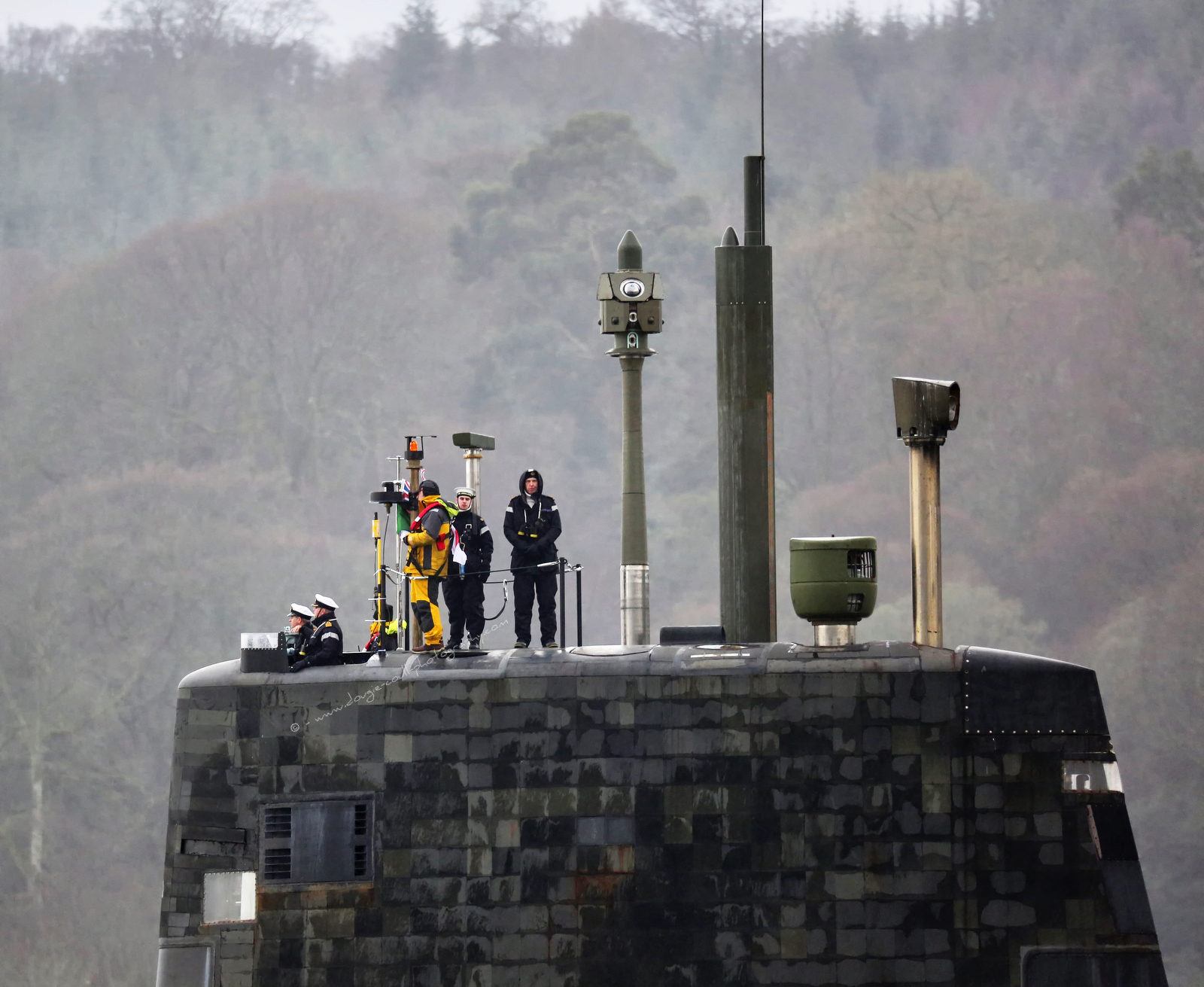 Dougie Coull Photography: Vanguard Class Submarine Departing Faslane ...